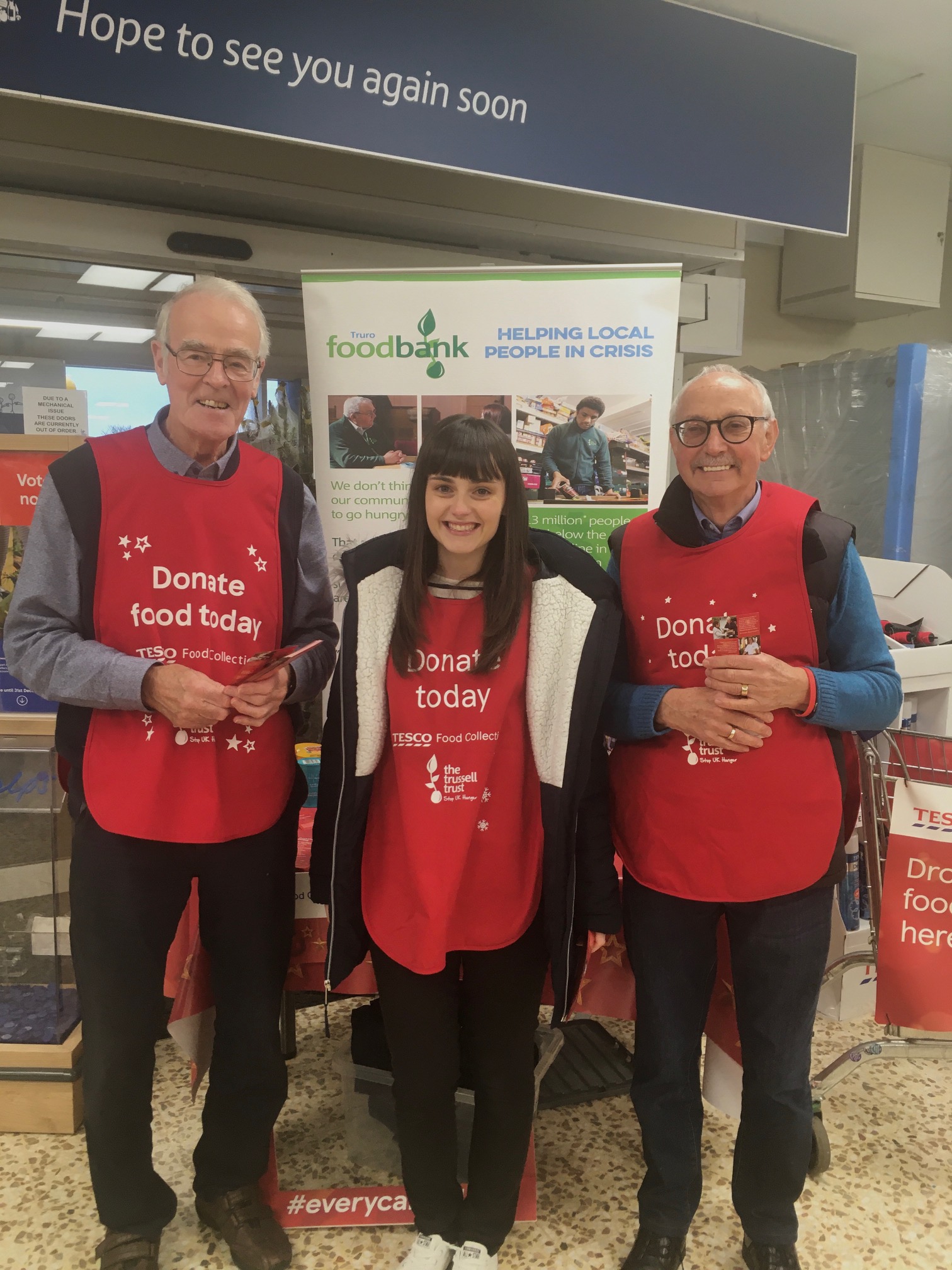 Tesco shoppers donate over 1500 meals for local people in need | Truro ...