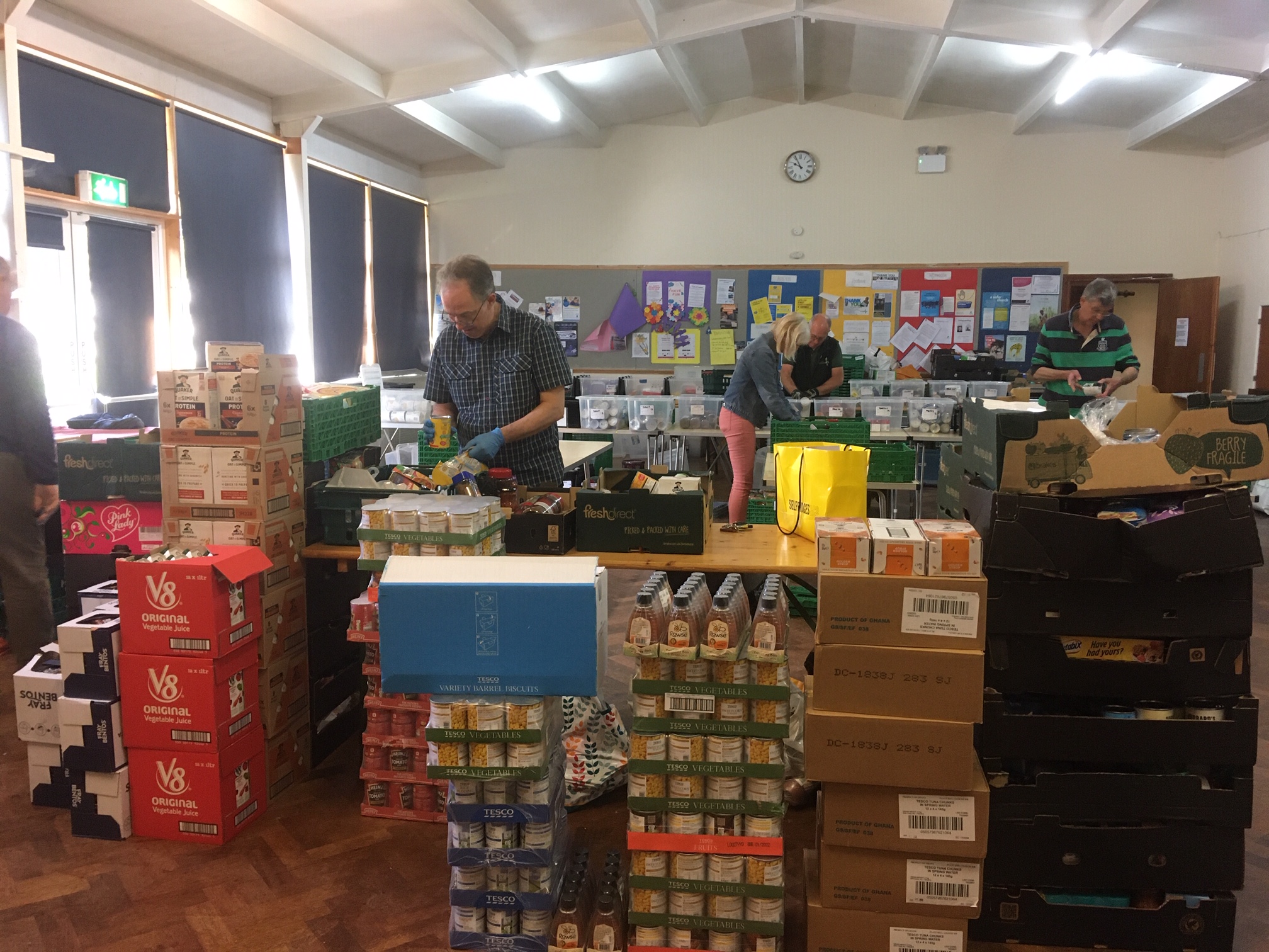 Our Tesco donation has arrived | Truro Foodbank